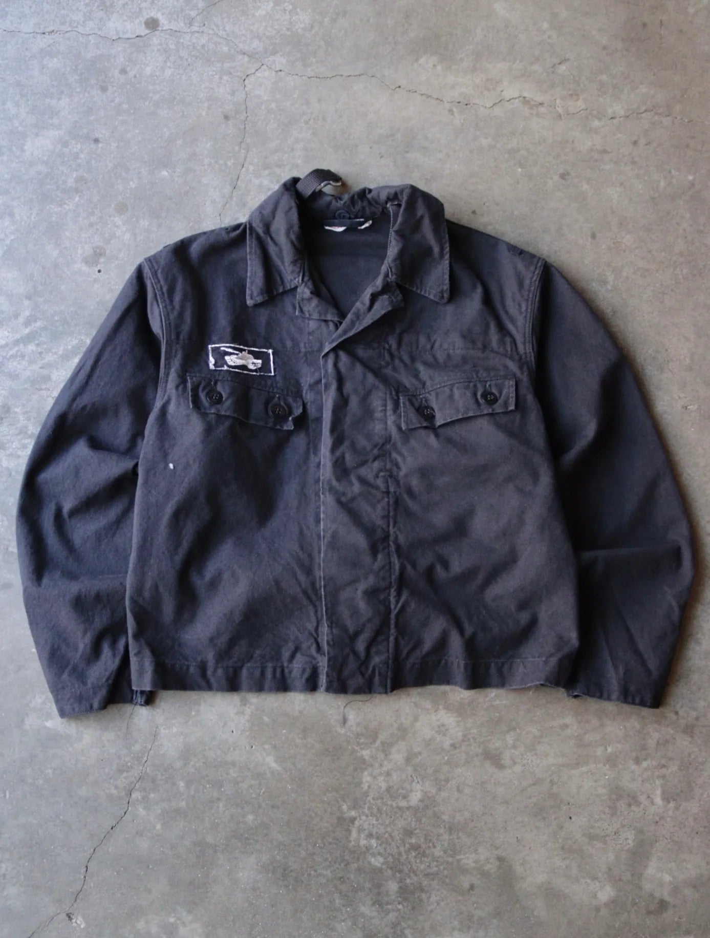 1970S USN UTILITY OVERDYED TANK JACKET – TWO FOLD