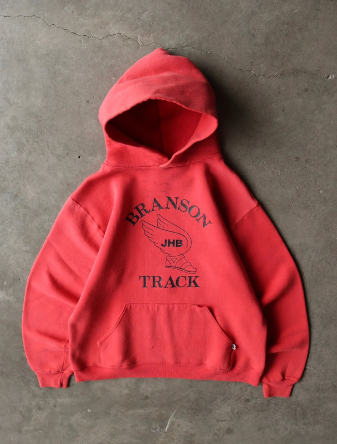 1990S RUSSELL BRANSON HOODED SWEATSHIRT – TWO FOLD